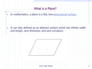 Projections of Planes : Lect 01 | PPT