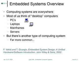 Lect-01.ppt embedded systems chapter01 ppts | PPT