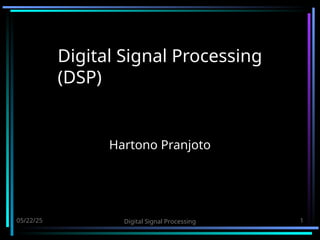 why students need to learn digital signal processing | PPT
