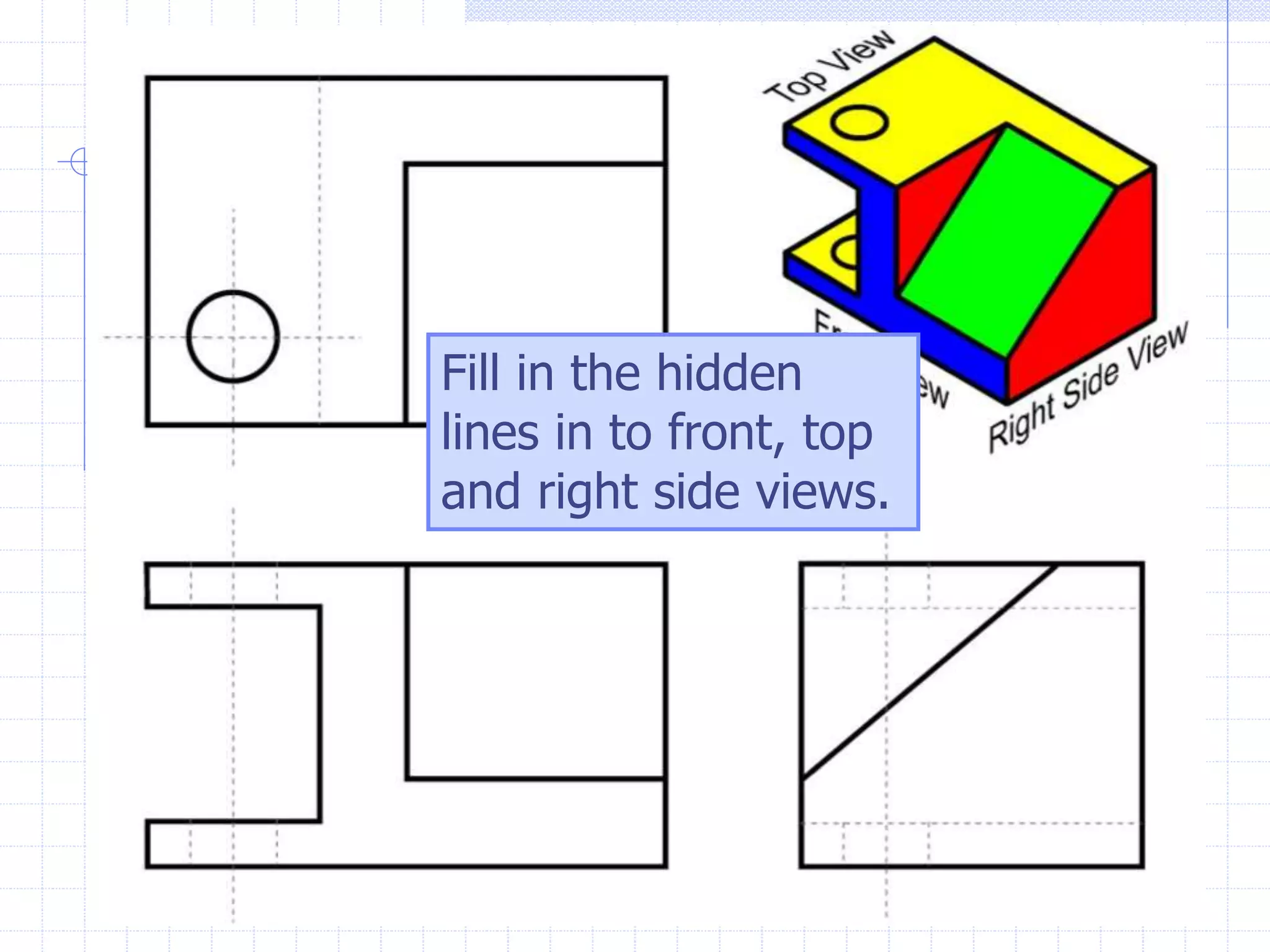 Example to Solve for Orthographic Projections | PPTX