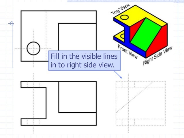 Example to Solve for Orthographic Projections
