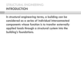 Introduction to Structural engineering L9 | PPTX