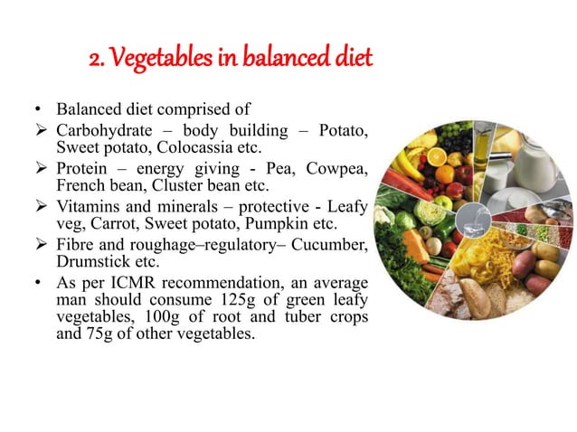 Role of Vegetables in Human Nutrition and National Economy | PPTX ...