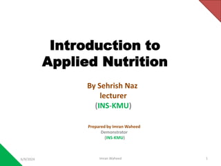 Lect-1. Introduction to chapter one BSNu | PPTX