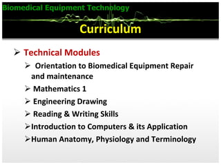 Lecture 01: Bio medical Equipment Technology | PPT