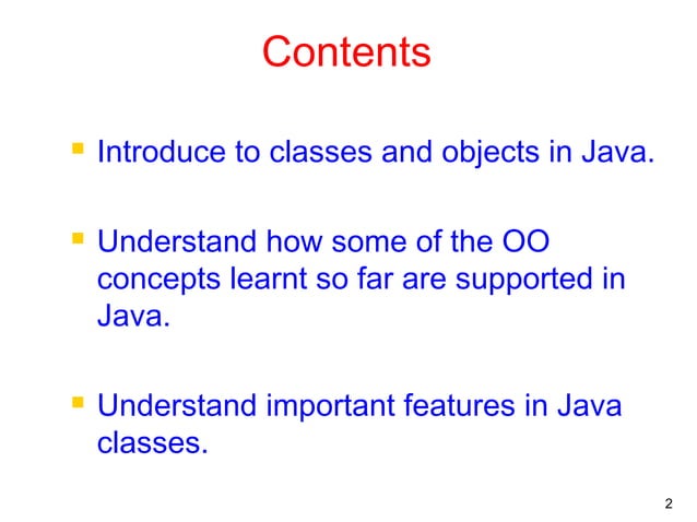 Lect 1 Class And Object Ppt
