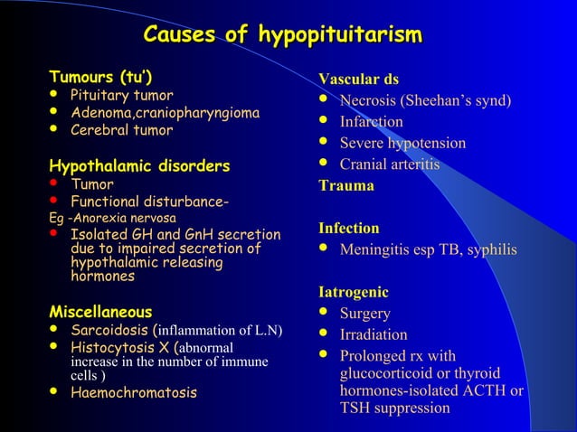 Lect 1-pituitary insufficiency | PPT