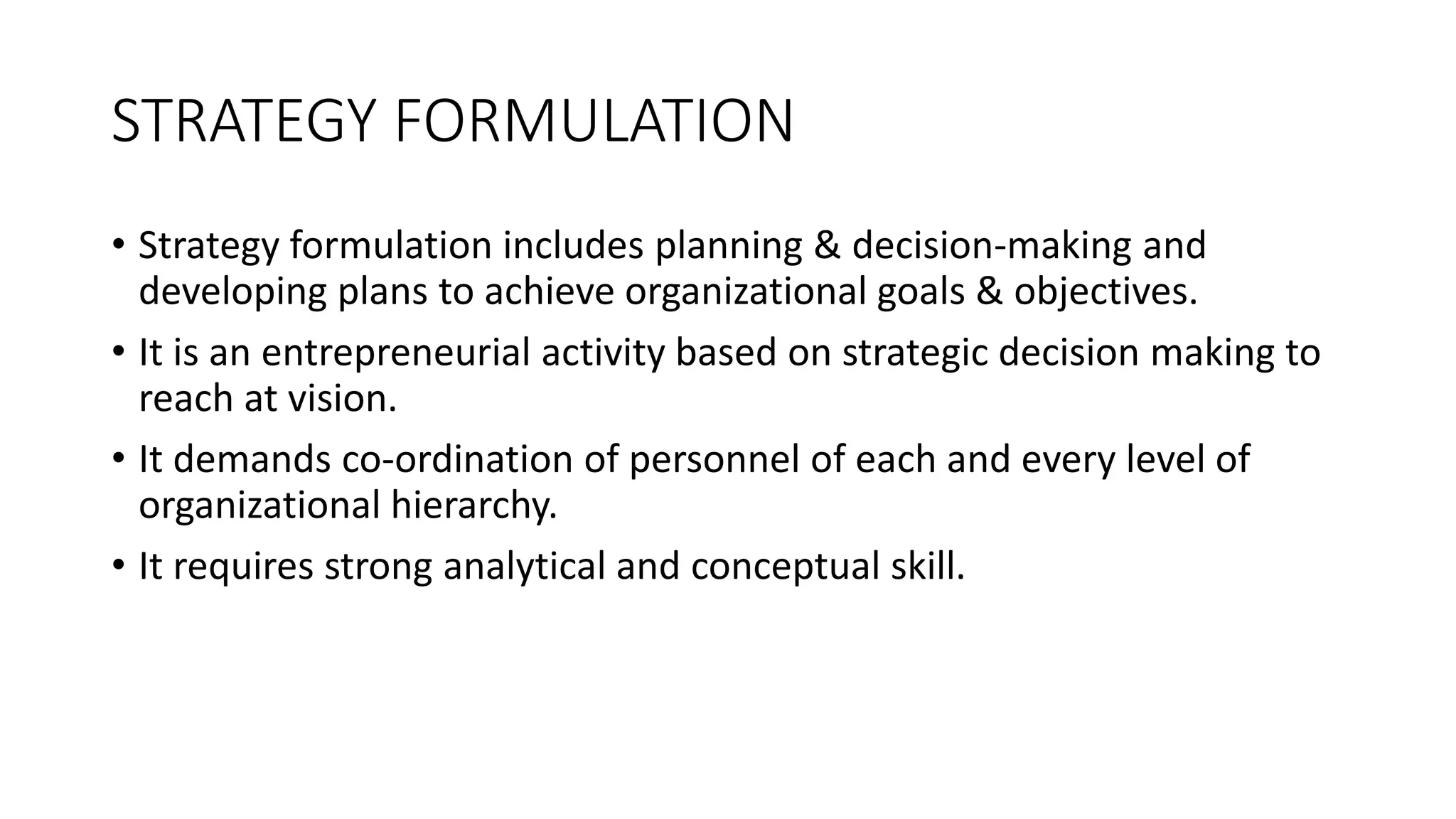 LECT-10-STRATEGY FORMULATION, IMPLEMENTATION, EVALUATION & CONTROL.pptx