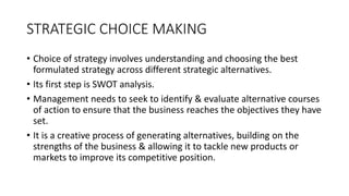 LECT-10-STRATEGY FORMULATION, IMPLEMENTATION, EVALUATION & CONTROL.pptx