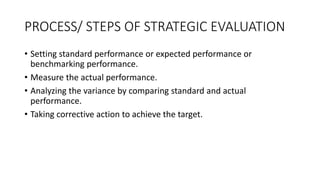 LECT-10-STRATEGY FORMULATION, IMPLEMENTATION, EVALUATION & CONTROL.pptx