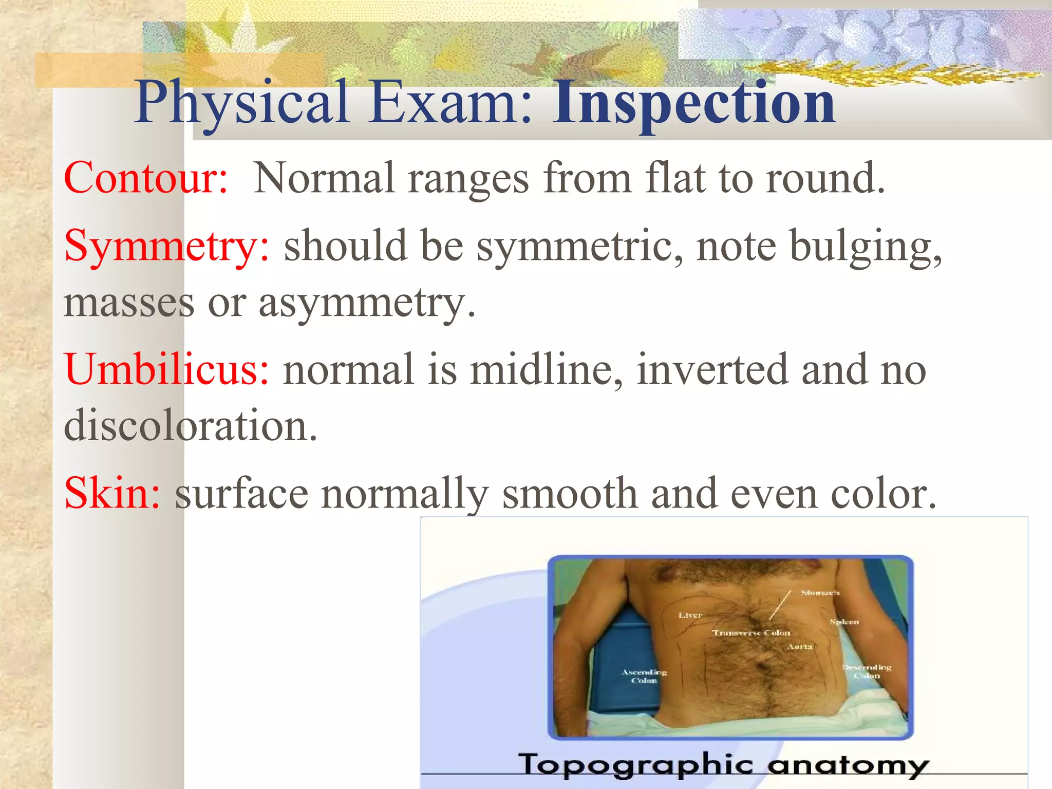 abdominal assessment | PPT