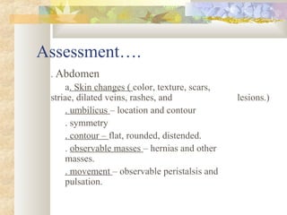 Ppt Physical Assessment Of The Abdomen Powerpoint
