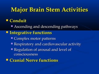 Lect -brainstem | PPT
