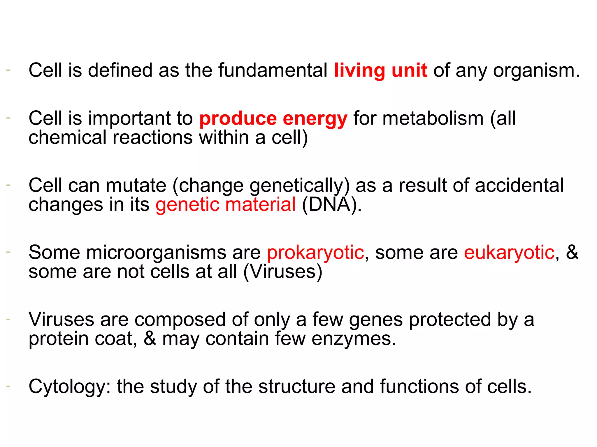 Lect. 1 introduction to general microbiology | PPT