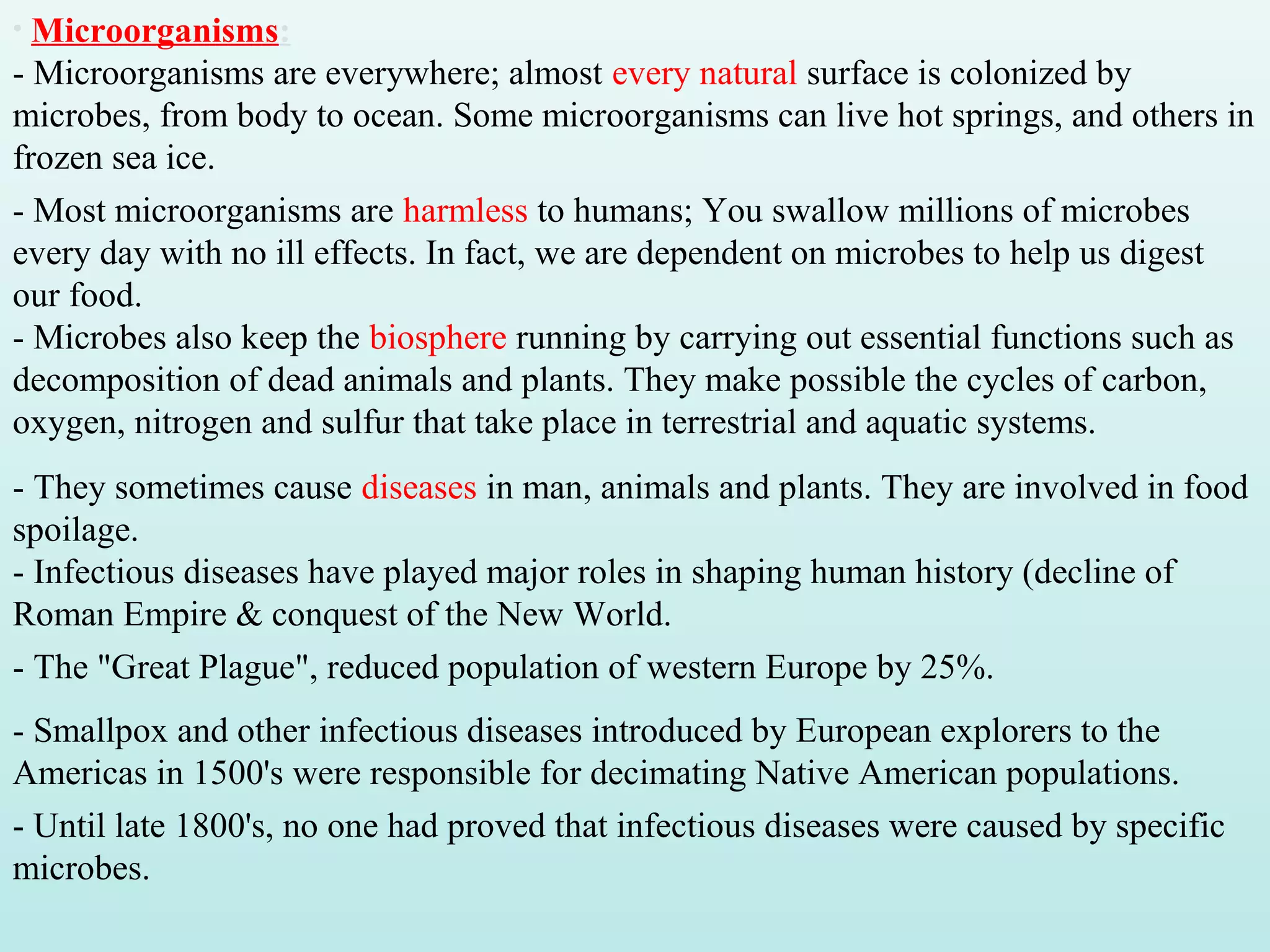 Lect. 1 introduction to general microbiology | PPT