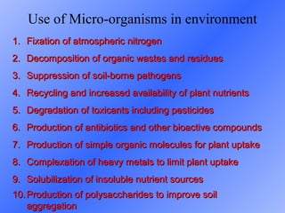 Lect. 2 (economic significance of microorganisms) | PPT | Infectious ...