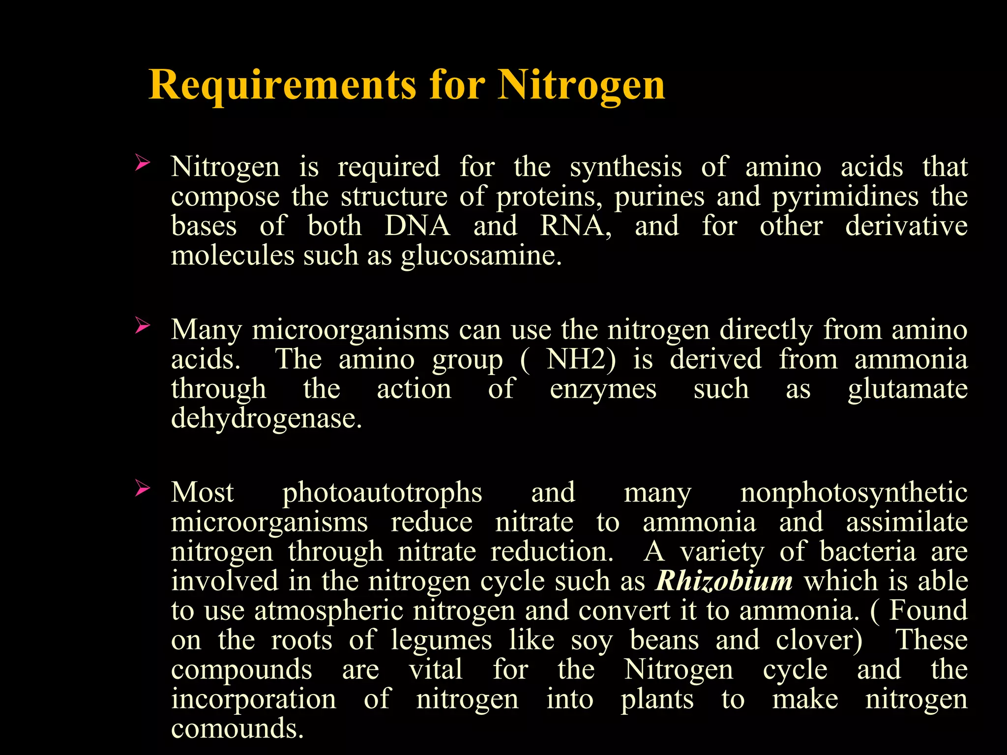 Lect. 3 (microbial nutrition and cultivation) | PPT
