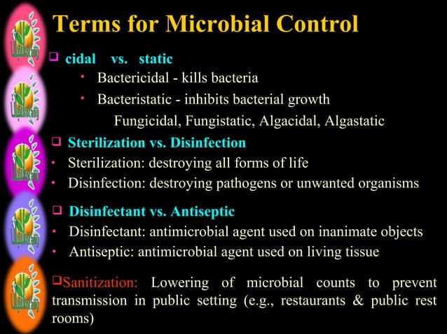 Lect.6 (chapter 5 microbial control) | PPT | First Aid | Injuries