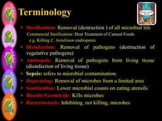 Lect.6 (chapter 5 microbial control) | PPT