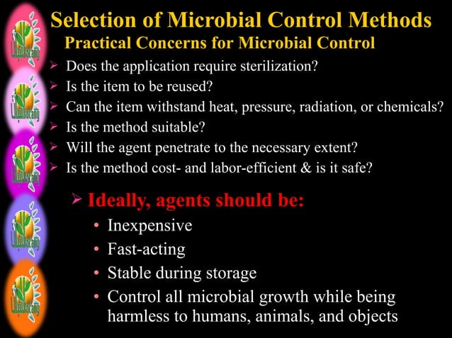 Lect.6 (chapter 5 microbial control) | PPT | First Aid | Injuries