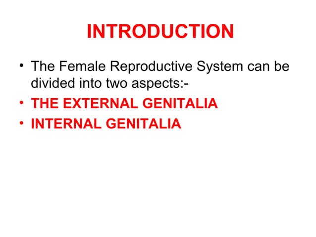 Lect. 14 female reproductive | PPT