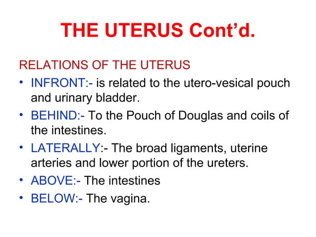 Lect. 14 female reproductive | PPT