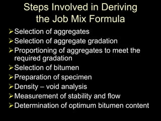 Lect 18-conventional asphalt mix design | PPT
