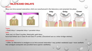 Lect.6 indirect esthetic adhesive restorations | PDF