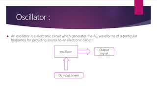 basics of transister and oscillators -lecture_1 | PPT