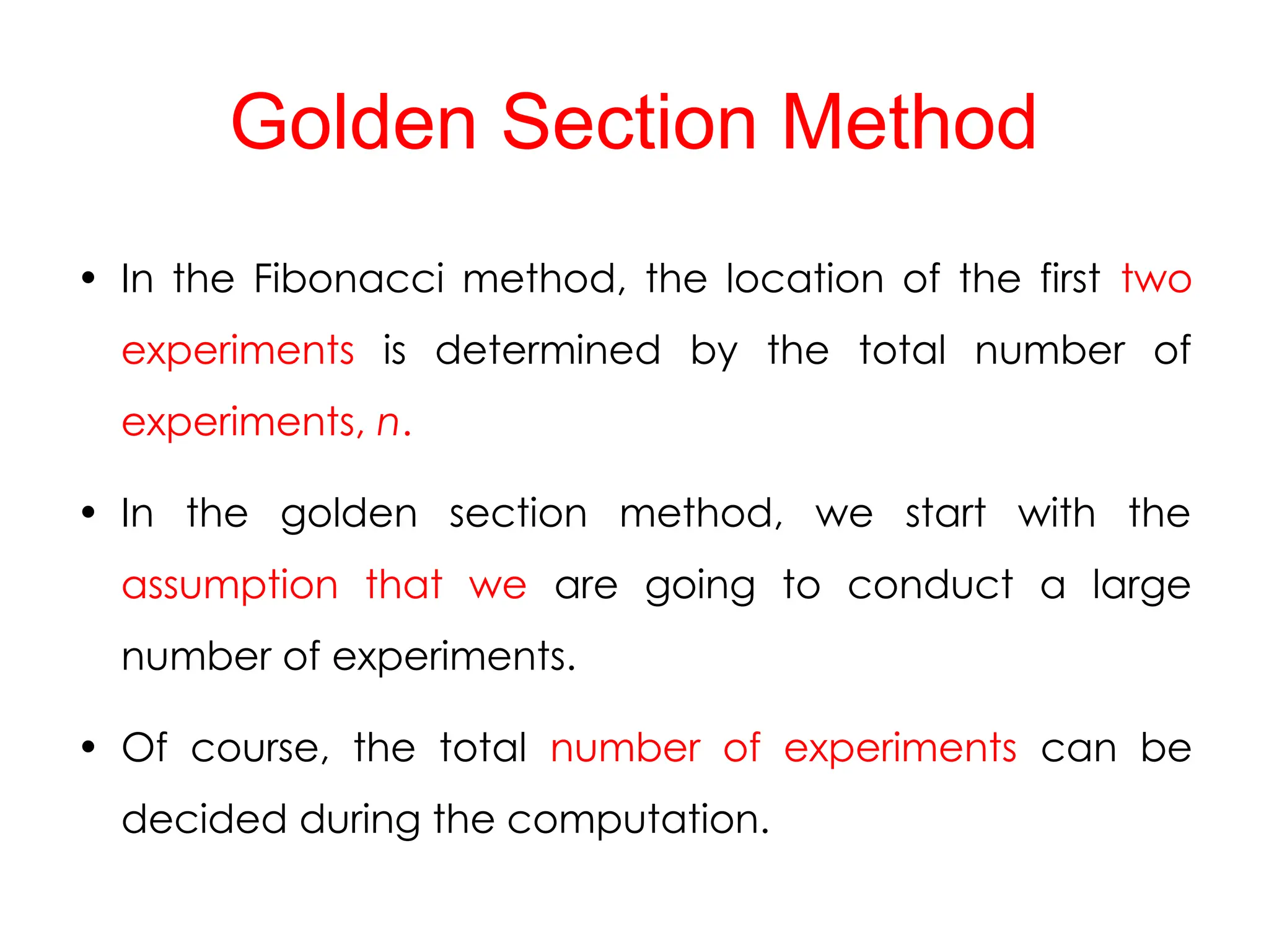 Golden Section Method in optimazation.ppt