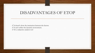 Environmental Threat & Opportunity Profile (ETOP)) | PPTX