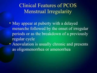 Lect 2-polycystic ovarian syndrome | PPT