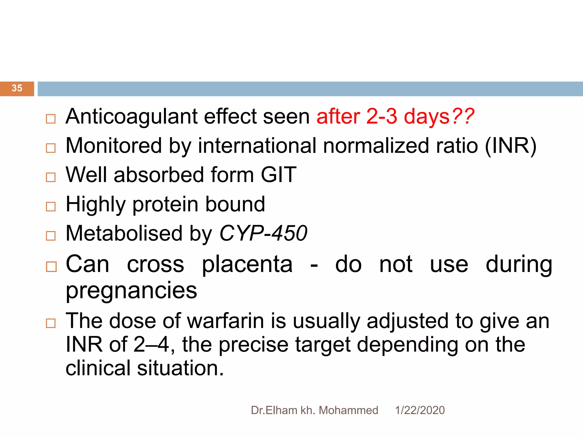 anticoaguant,antiplatelet thromoytic drugs | PPT
