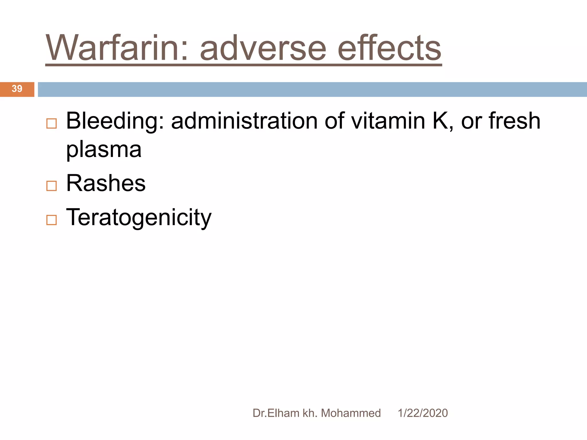 anticoaguant,antiplatelet thromoytic drugs | PPT