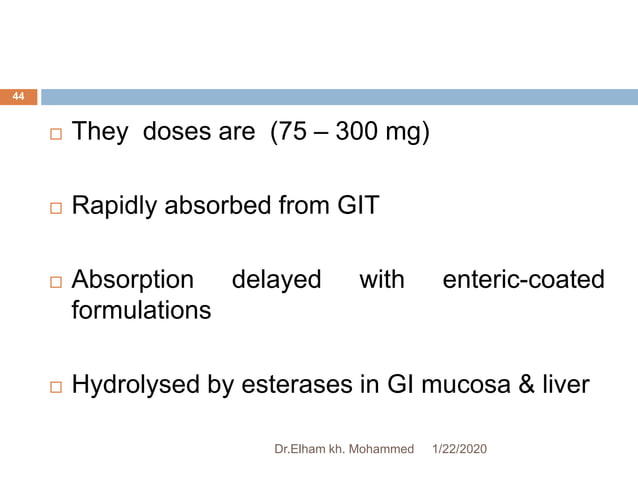 anticoaguant,antiplatelet thromoytic drugs | PPT