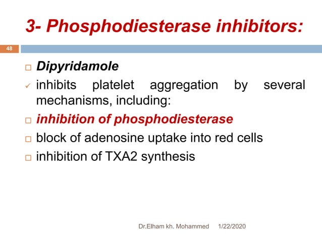 anticoaguant,antiplatelet thromoytic drugs | PPT