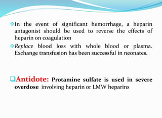 anticoagulants and related drugs | PPTX