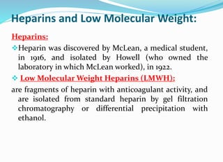 anticoagulants and related drugs | PPTX