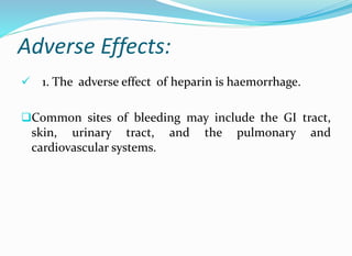 anticoagulants and related drugs | PPTX