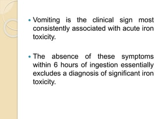 Iron Poisoning | PPTX
