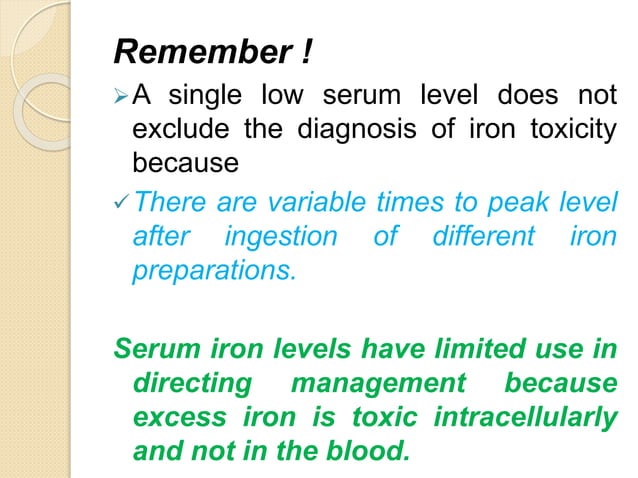 Iron Poisoning | PPT