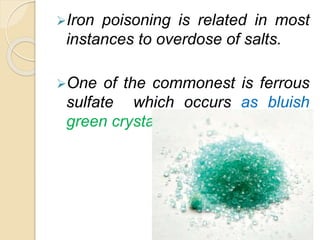 Iron Poisoning | PPTX