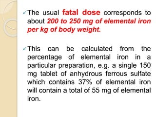 Iron Poisoning | PPTX