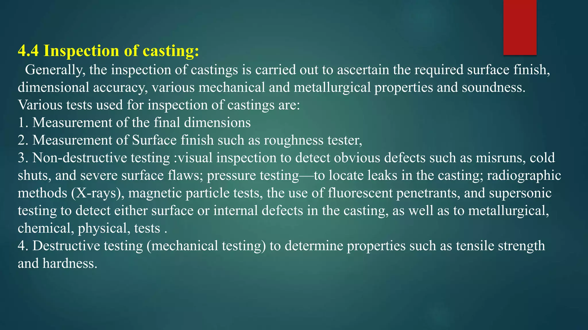 permanent mold casting | PPTX | Chemistry | Science