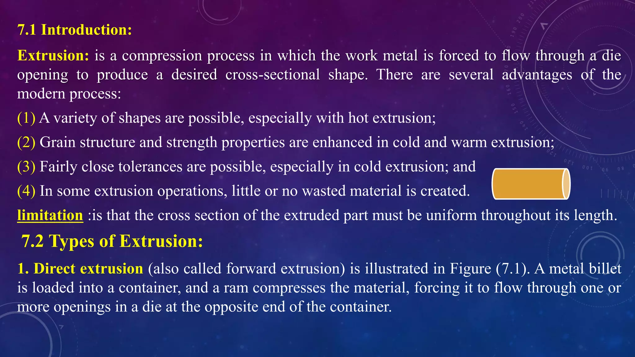 Extrusion process | PDF