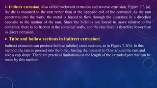 Extrusion process | PDF