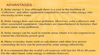 Lect. no. 4 solar energy. | PPT