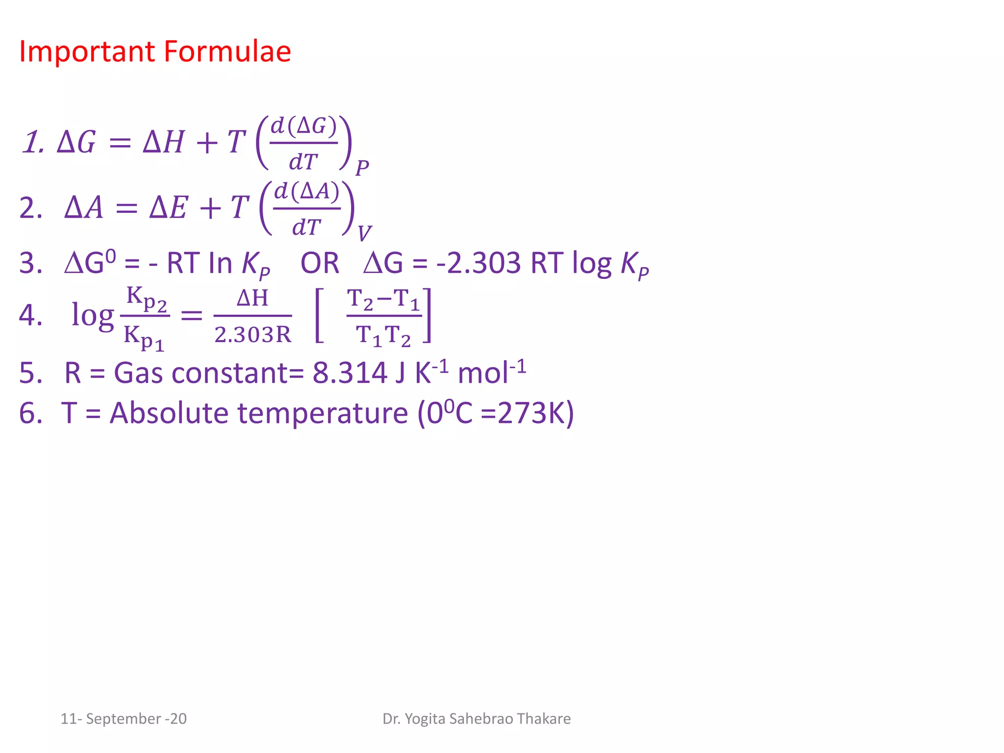 Lect. 6. Problems on thermodynamics | PPTX