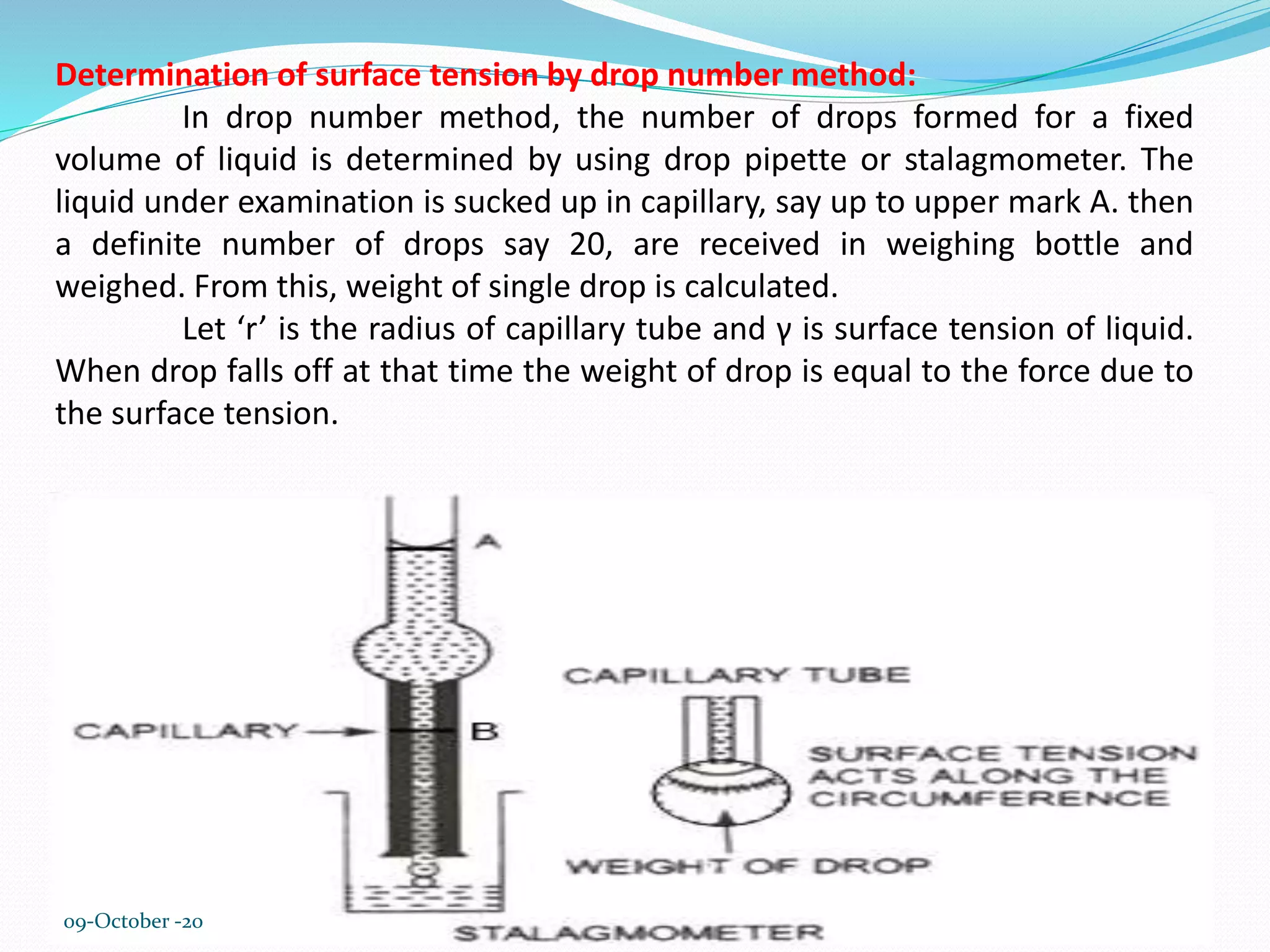 Lect. 1. surface tension | PPTX