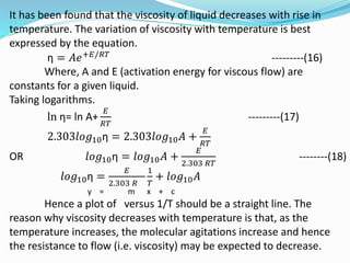 Lect. 2. viscosity | PPTX